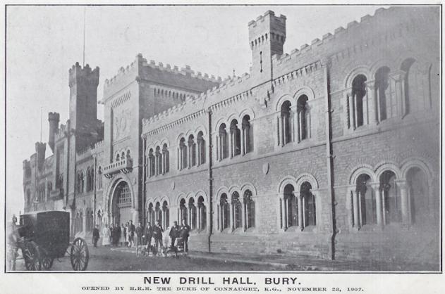 The Drill Hall Project> Memorabilia> Postcards>Bury Drill Hall